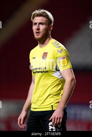 Northampton Town's Ryan Watson during the second half of the Sky Bet ...