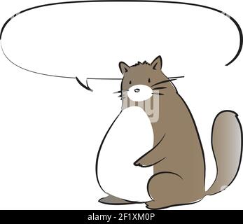 vector cartoon animals with speech bubble background Stock Vector Image ...