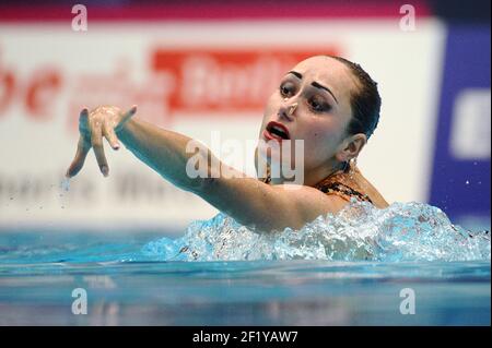 Anna Voloshyna (UKR) competes on Solo Free Preliminary Synchronized ...