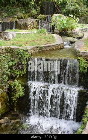 Waterfalls at Argiroupoli,, Crete Stock Photo - Alamy