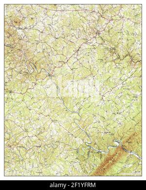 Moneta, Virginia, map 1951, 1:62500, United States of America by ...