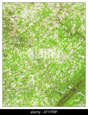 Moneta, Virginia, map 1951, 1:62500, United States of America by ...