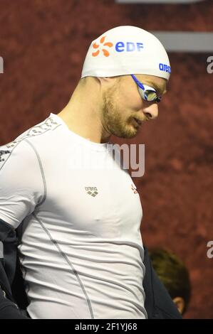 Charles Rozoy (FRA) competes on 100 M Freestyle during the Swimming ...
