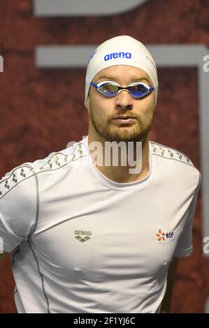 Charles Rozoy (FRA) competes on 100 M Freestyle during the Swimming ...