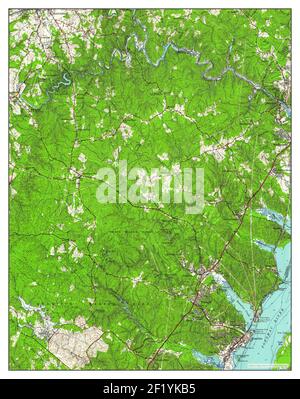Quantico, Virginia, map 1957, 1:62500, United States of America by ...