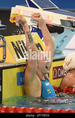 Sarah Sjostrom of SWE competes in the 100m Freestyle Women Heats during ...