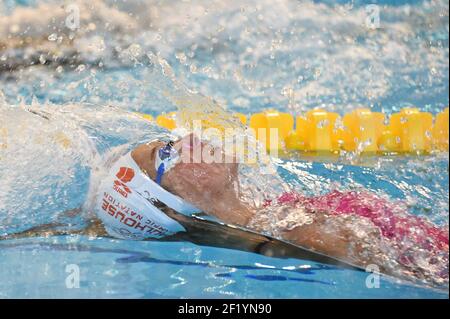 Fantine Lesaffre (FRA) competes competes on 400 m Medley during the ...