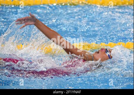 Fantine Lesaffre (FRA) competes on Women's 200 m Breaststroke during ...