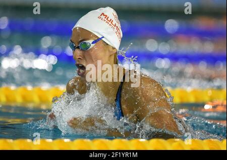 Fantine Lesaffre (FRA) competes on Women's 400 m Medley during the 16th ...