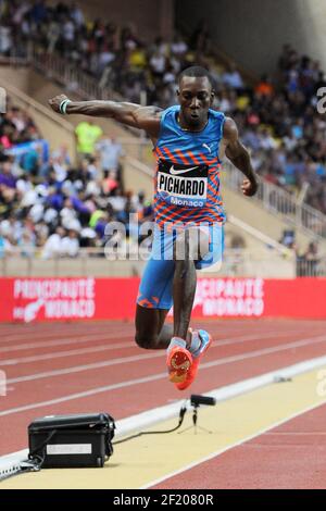 Pedro Pablo Pichardo in the triple jump at the Doha 2019 World Athletics Championships Stock ...