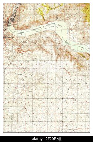 Grand Coulee Dam, Washington, map 1948, 1:62500, United States of ...