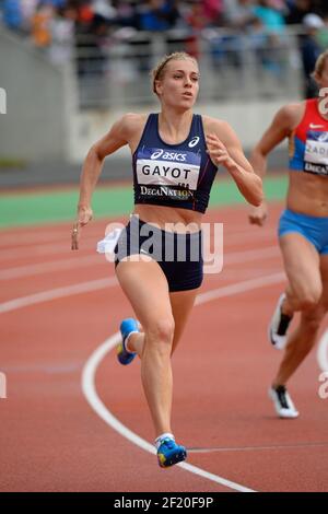 Marie Gayot (FRA) competes in 400 Metres Women during the athletics ...