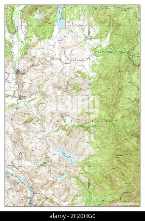 Nespelem, Washington, map 1950, 1:62500, United States of America by ...