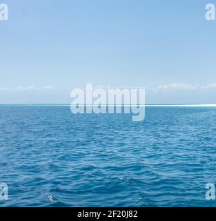 Nice far cast away tropical island on sunny day Stock Photo - Alamy