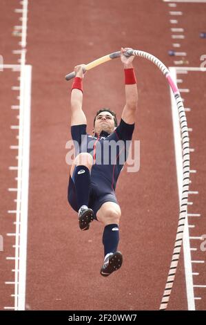 Kevin Menaldo (FRA) competes on Men's Pole Vault Final during the IAAF ...