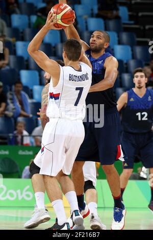 Bogdan Bogdanovic of Serbia in action during the Men's Semifinal ...