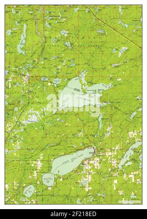 Phelps, Wisconsin, map 1956, 1:62500, United States of America by ...