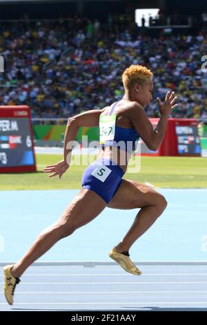 USA' Natasha Hastings competes on women's 400 meters heat during the ...