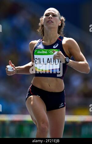 France's Cindy Billaud competes in Athletics Women's 100m Hurdles ...