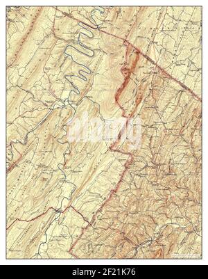 Capon Bridge, West Virginia, map 1937, 1:62500, United States of ...