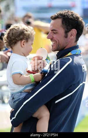 France's Maxime Beaumont wins the silver medal in Kayak single 200m ...