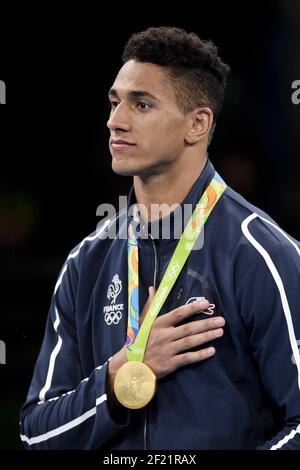 France's Tony Yoka wins the gold medal in boxing +91kg category during ...