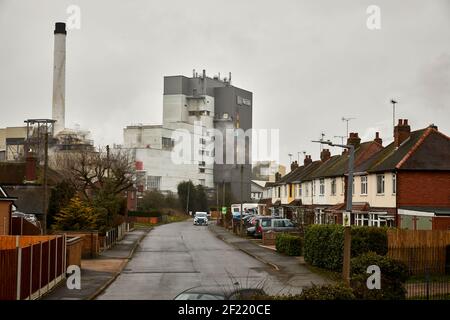 Nestle Coffee Factory Tutbury UK Stock Photo - Alamy
