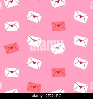 Romantic decorative vector pink letter filled white words I love you ...