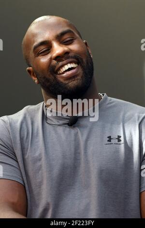 Teddy Riner during the launch of his new manufacturer Under Armour, in ...