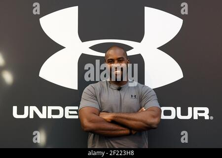 Teddy Riner during the launch of his new manufacturer Under Armour, in ...