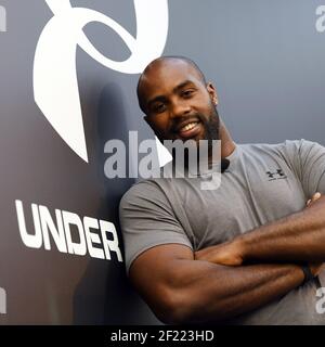 Teddy Riner during the launch of his new manufacturer Under Armour, in ...