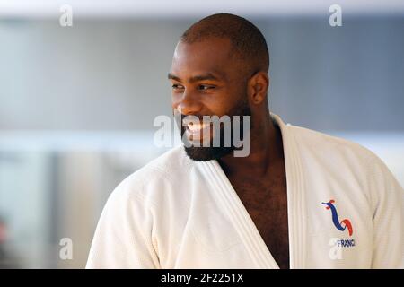 Teddy Riner during the Judo class of Teddy Riner Academy in Saint-Jean ...