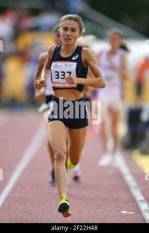 Alessia Zarbo competes and wins the gold medal in athletics women 3000m ...