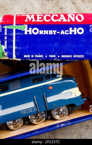 CC060DB Diesel engine, scale model, France Stock Photo - Alamy
