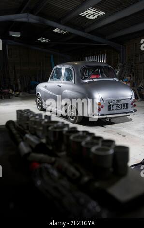 Modified Austin A30 classic British small car Stock Photo - Alamy