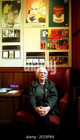 Cicely Berry RSC Voice Director April 2001seen here at Stratford Upon ...