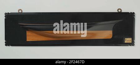 Half scale model of historical schooner, Rose Dorothea, inside ...