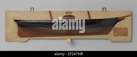Half scale model of historical schooner, Rose Dorothea, inside ...