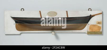 Half scale model of historical schooner, Rose Dorothea, inside ...