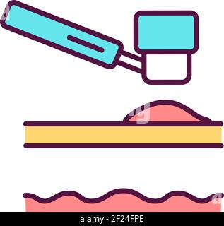 Melanoma diagnosis dermatology examination icon vector illustration Stock Vector Image & Art - Alamy