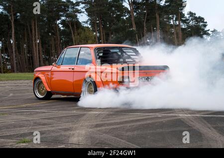 BMW 2002 with a Honda S2000 engine transplant Stock Photo - Alamy