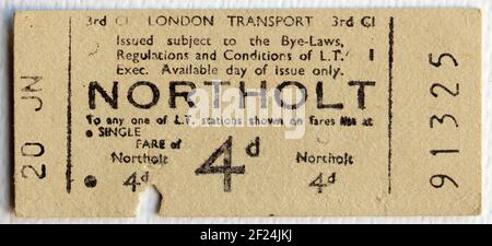 London Underground Tube Station: Northolt Stock Photo - Alamy