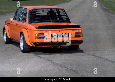 BMW 2002 with a Honda S2000 engine transplant Stock Photo - Alamy