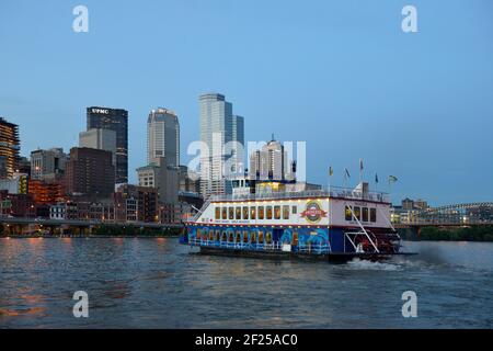 Gateway Clipper Fleet, Princess, Pittsburgh, Pennsylvania Stock Photo ...