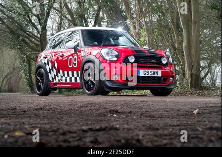 R60 shape Mini Countryman JCW (John Cooper Works), with personalisation ...