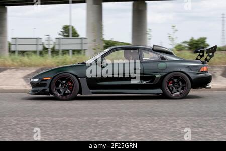 Modified Mk2 Toyota MR2 Japanese mid engine sports car Stock Photo - Alamy