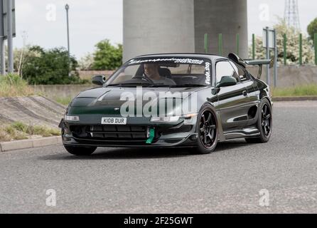 Modified Mk2 Toyota MR2 Japanese mid engine sports car Stock Photo - Alamy
