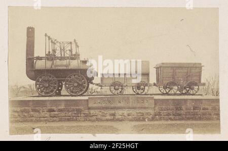 George Stephenson, "Locomotion No. 1", 1825 Stock Photo - Alamy