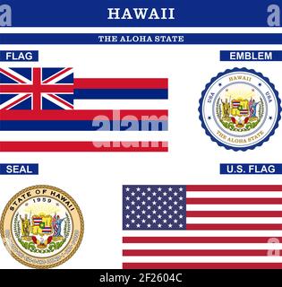 United States, Hawaii, Honolulu, Aloha Tower travel landmark vector ...