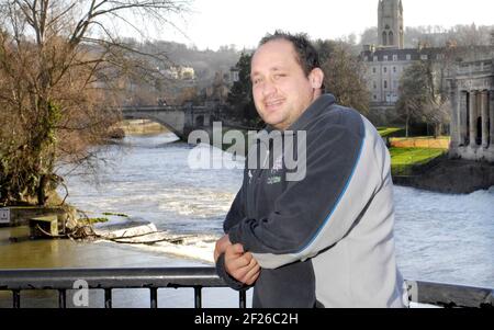 DAVID BARNES OF BATH RUGBY CLUB 24/1/2008. PICTURE DAVID ASHDOWN Stock ...